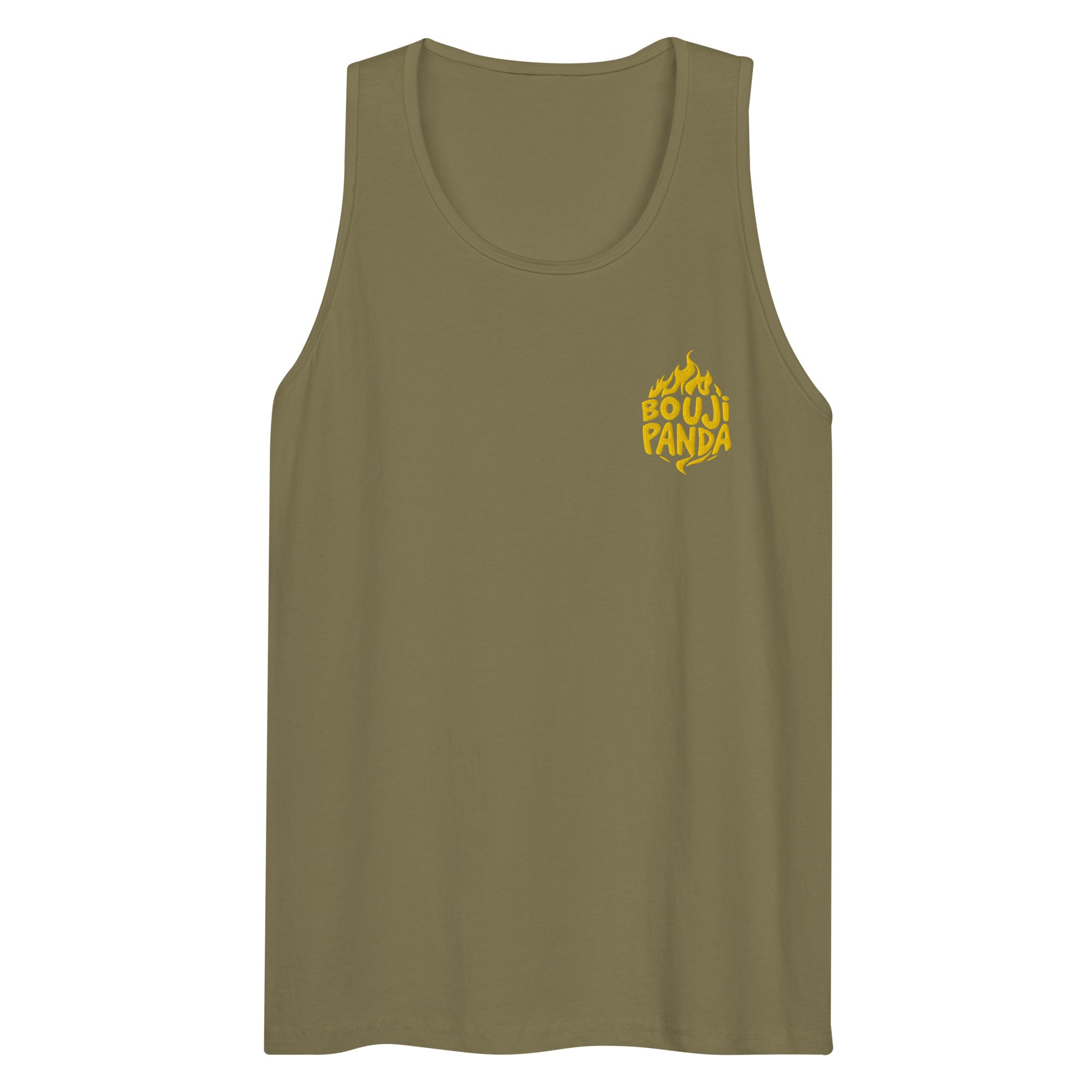 Men’s Cut Bouji Panda Fire Tank Top