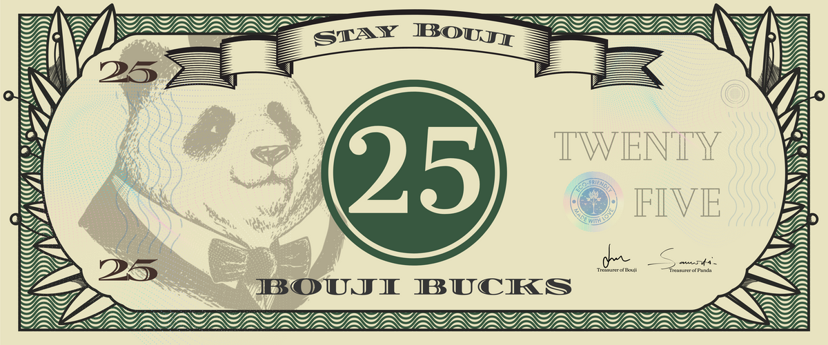Bouji Bucks (Gift Cards) – Bouji Panda